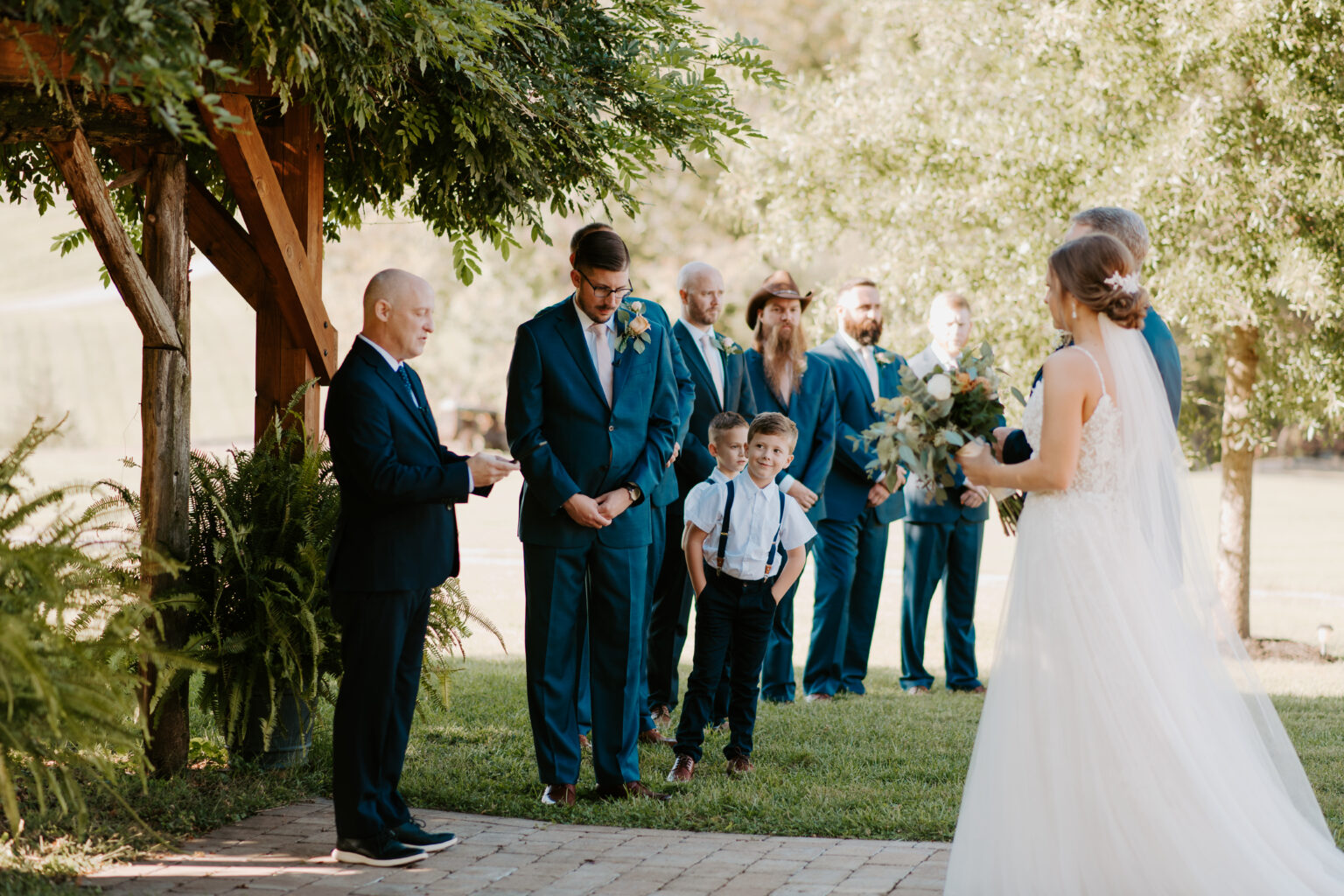 An Intimate Wedding at Old Mill Farm Venue, Bedford, Virginia